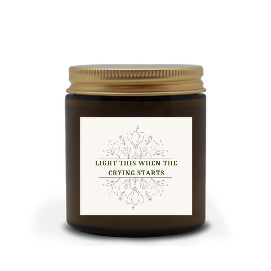 Light This When the Crying Starts Candle - Etsy
