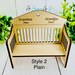 Personalized Mini Bench, Wedding Place Setting, Memorial Keepsake, Lost ...