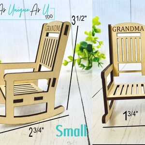 Engraved Rocking Chair LARGER SIZE , Wedding Place Setting, Memorial ...