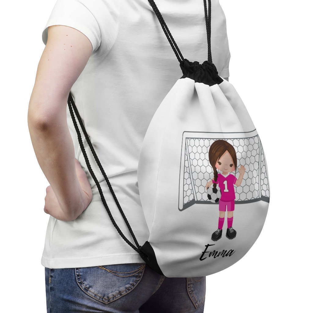 Personalized Girls Soccer Bag Custom Soccer Drawstring Sport | Etsy
