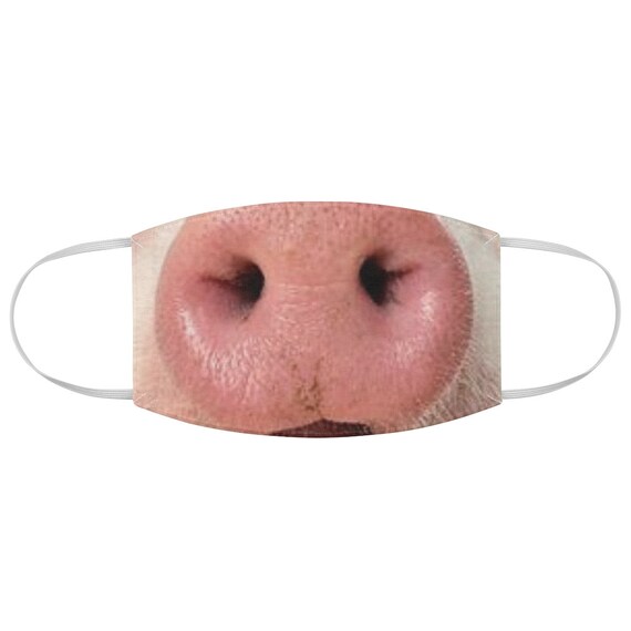Pig Nose Face Mask Animal Face Mask Funny Pig Snout Mask | Etsy