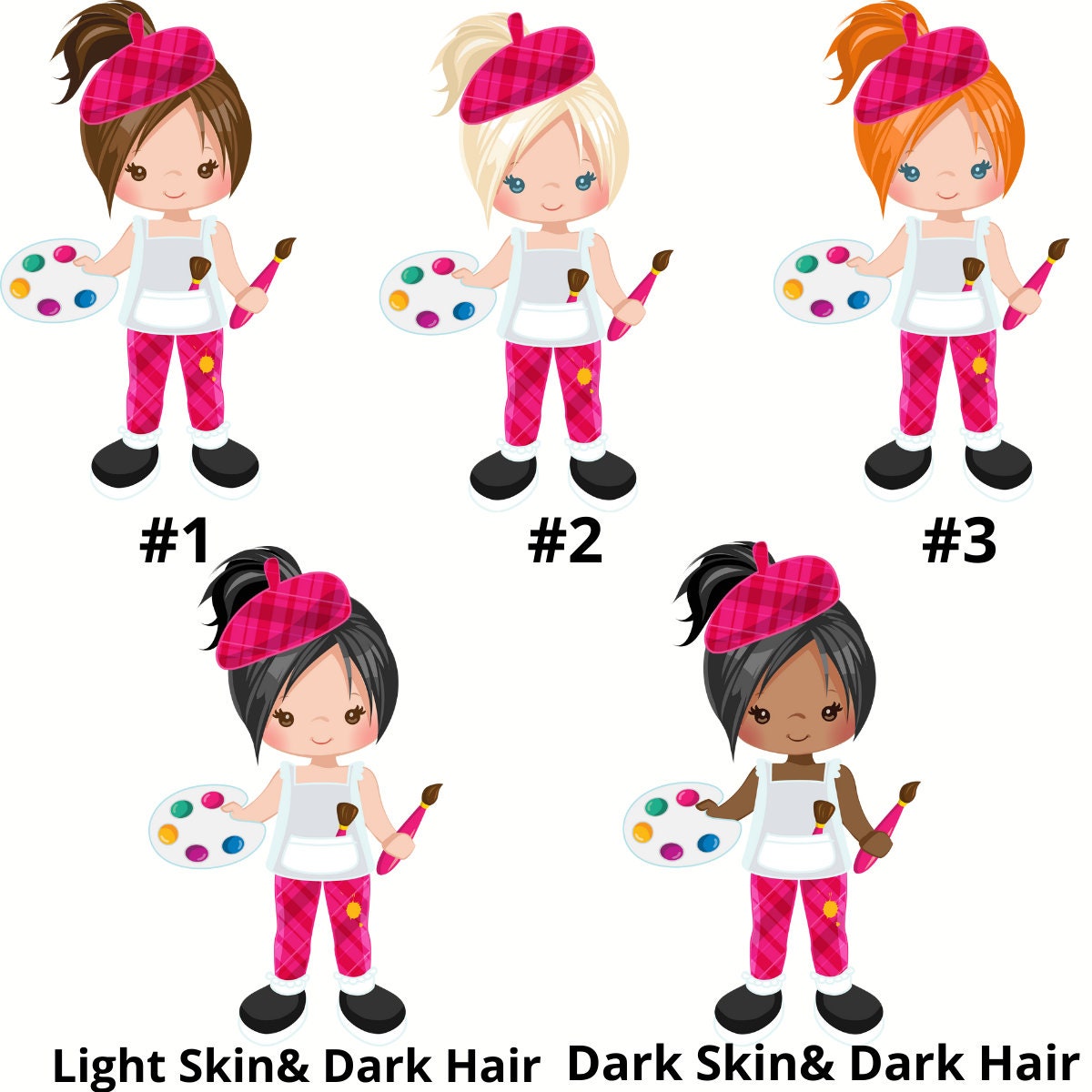 Personalized Girls Artist Ornament Custom Art Gift 2021 - Etsy