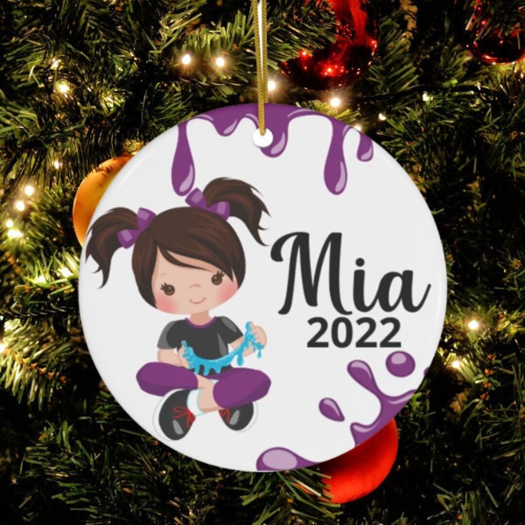 Personalized Slime Ornament, Girls Slime Gift, Creative Christmas Gift ...