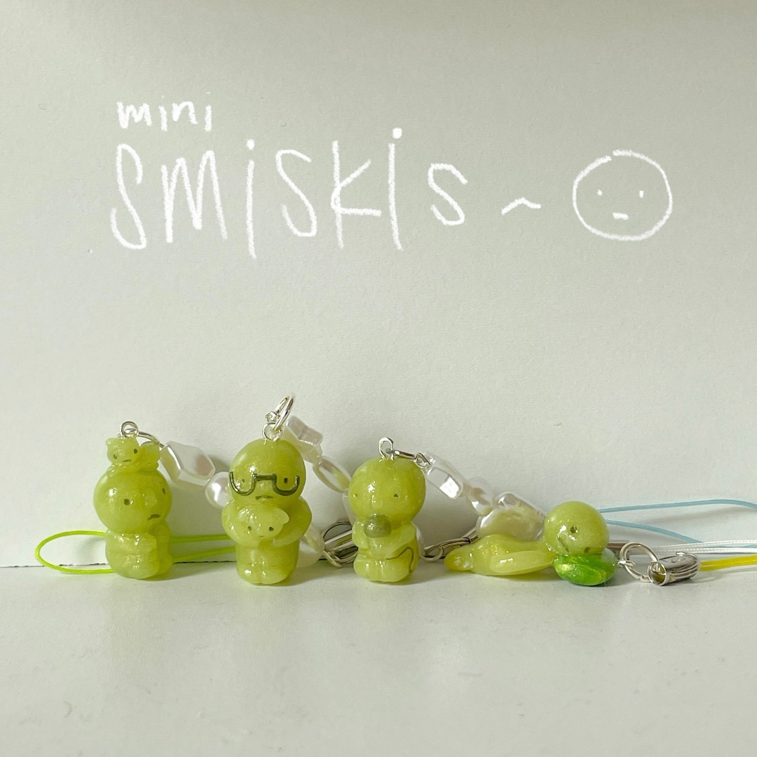 Miniature Smiski Keychains - Etsy