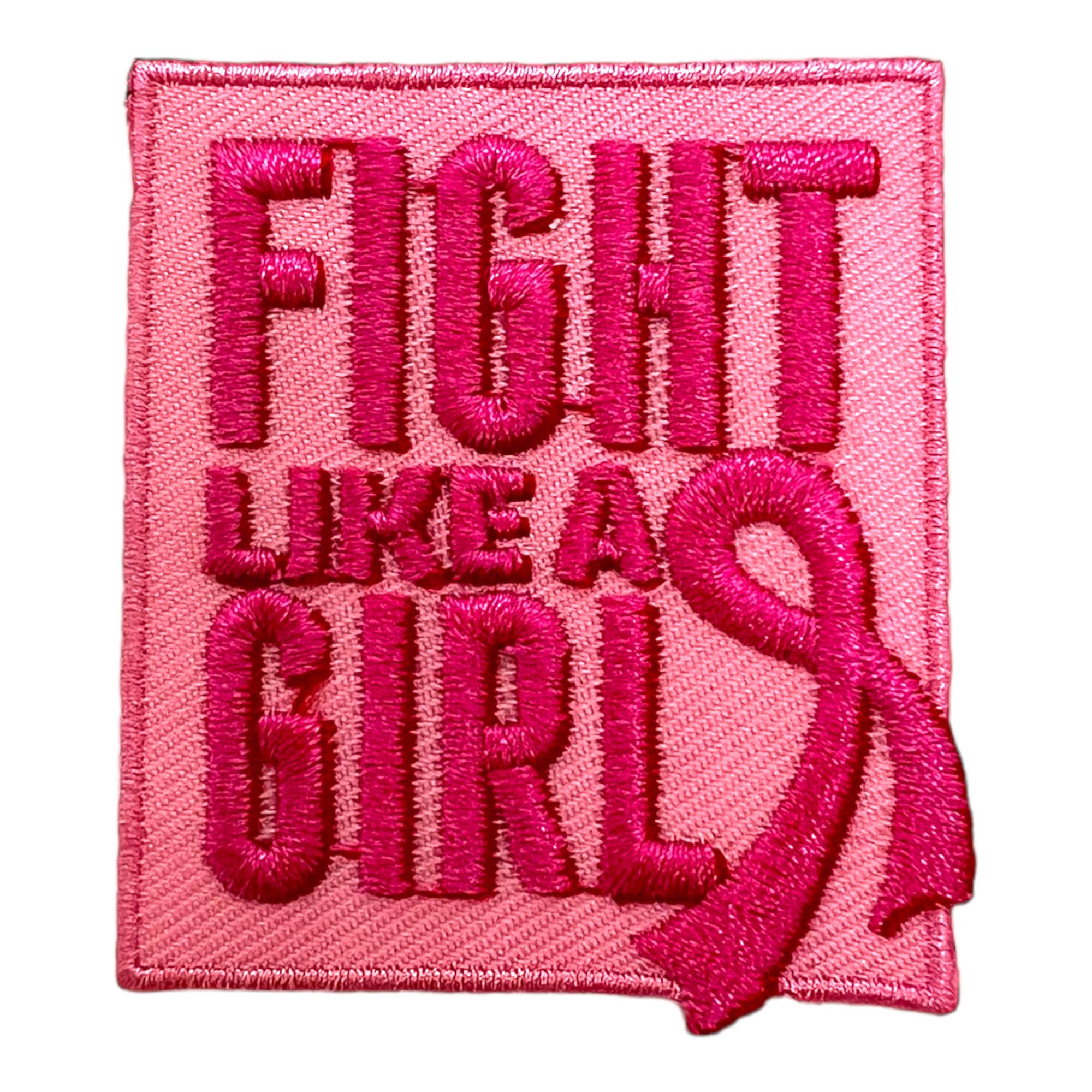 Girl Fight| Sew on Embroidered Patches | Aesthetic Patch for Decorating ...
