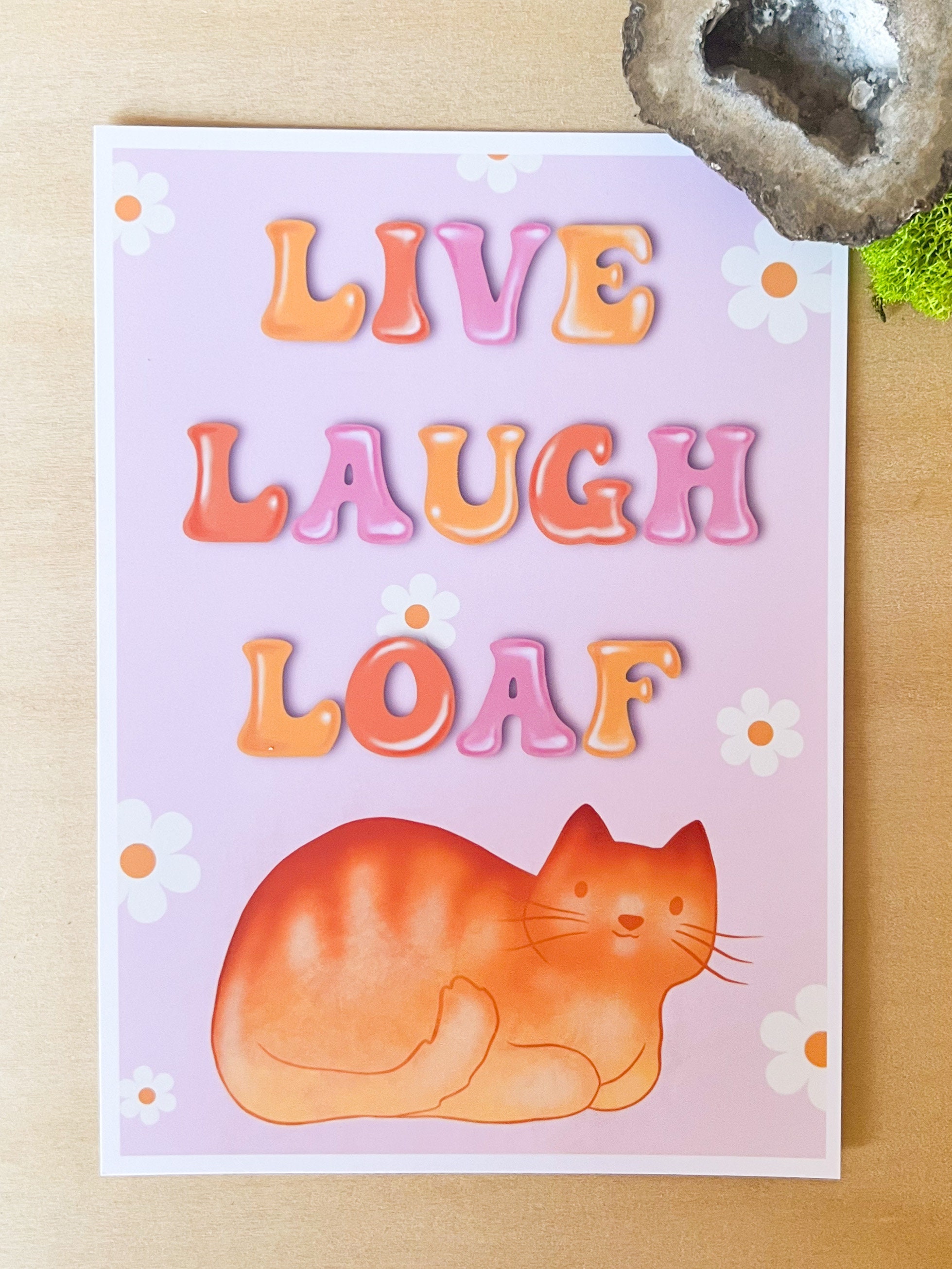 Live Laugh Loaf Art Print - Etsy
