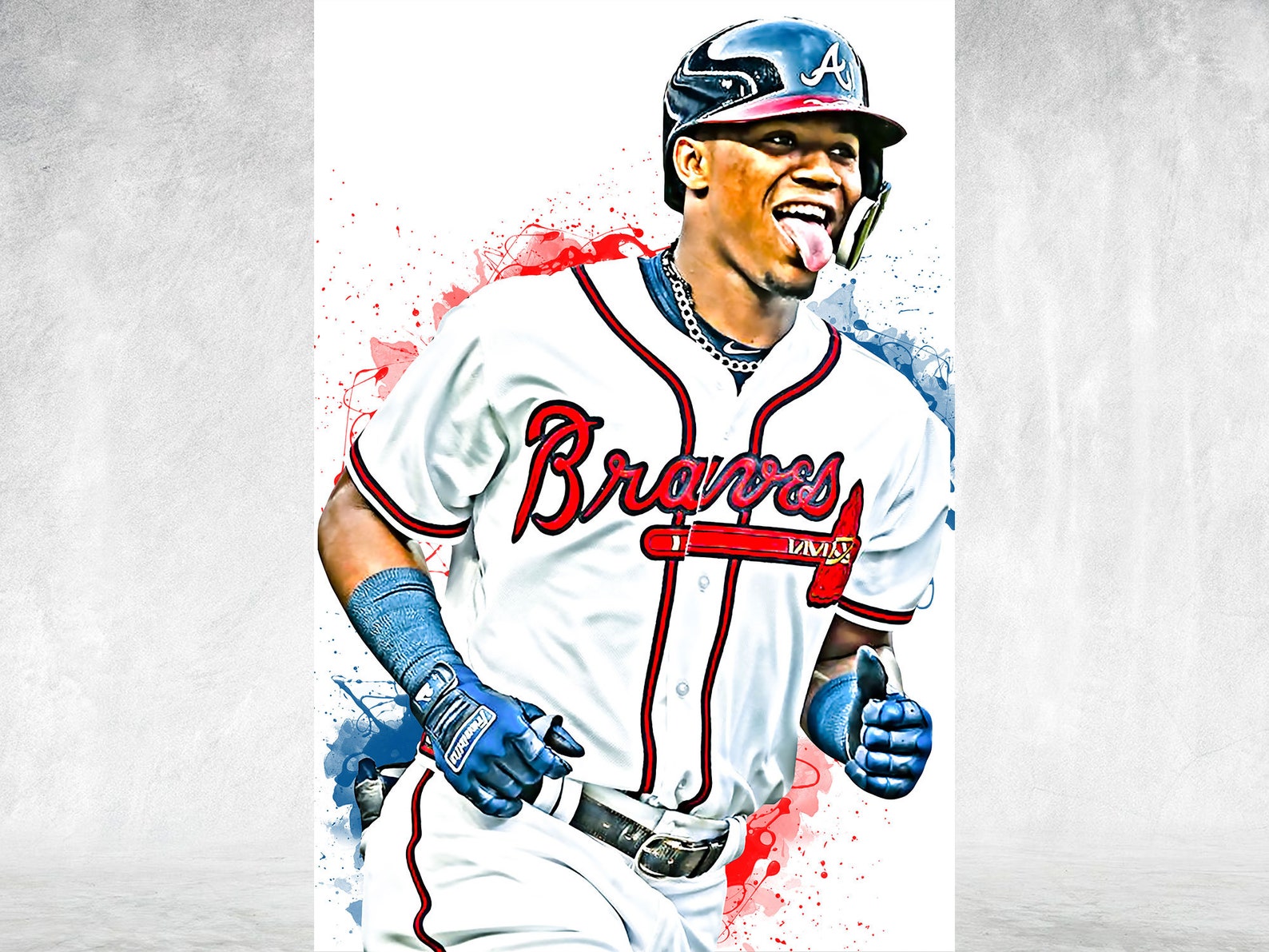 Ronald Acuna Jr. Atlanta Braves Poster Print Sports Art | Etsy