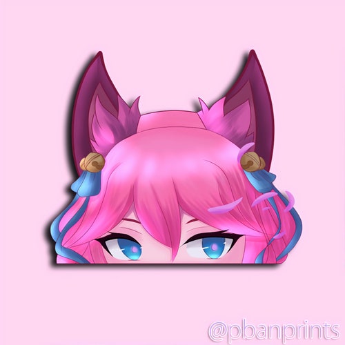 Spring Blossom Ahri league of Legends Sticker | Etsy Canada