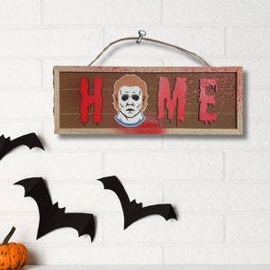 Horror Home Signs - 3 Characters - 2D Hand Painted Wood - Etsy