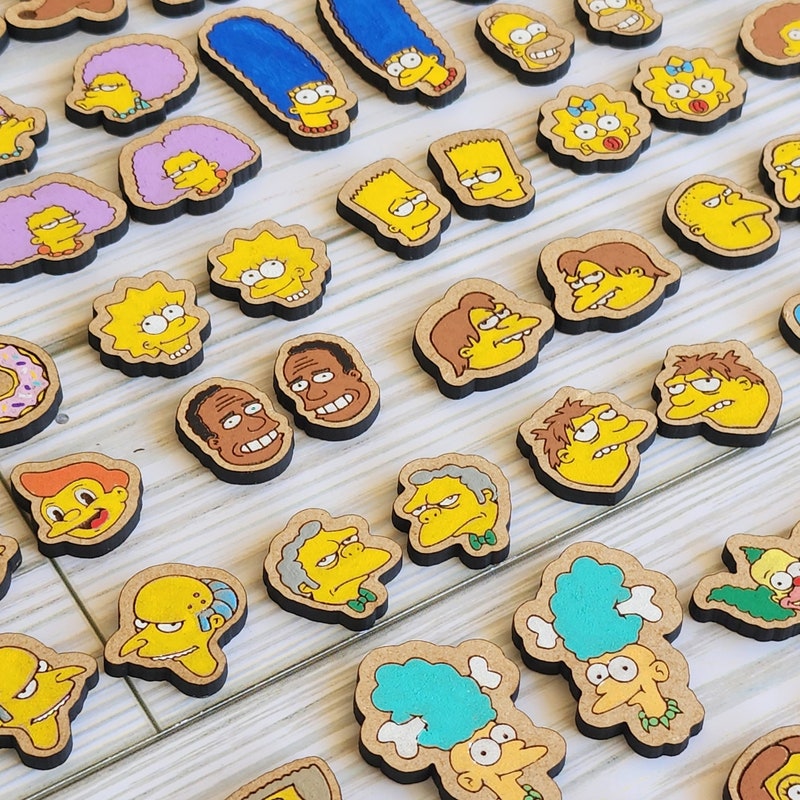 Cartoon Earrings - Etsy UK