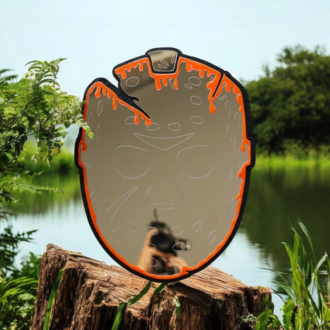 Jason Bloody Wall Mirror, Wall Art, Horror Wall Deco, Decoration ...
