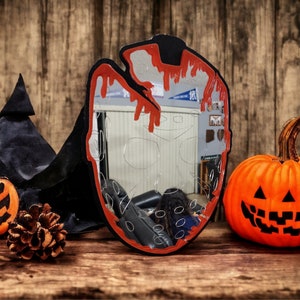 Jason Bloody Wall Mirror, Wall Art, Horror Wall Deco, Decoration ...