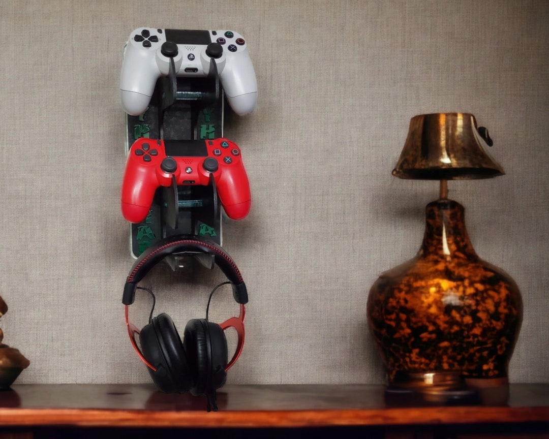 Controller Stand / Wall Mount Gamer Stand, PS4, PS5, Xbox360, Xbox One ...