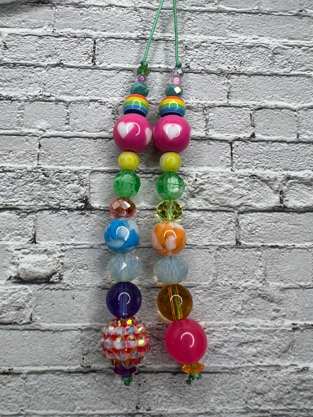 RESERVED Blythe Doll Custom Pull Strings Beaded Cord Charms candy ...