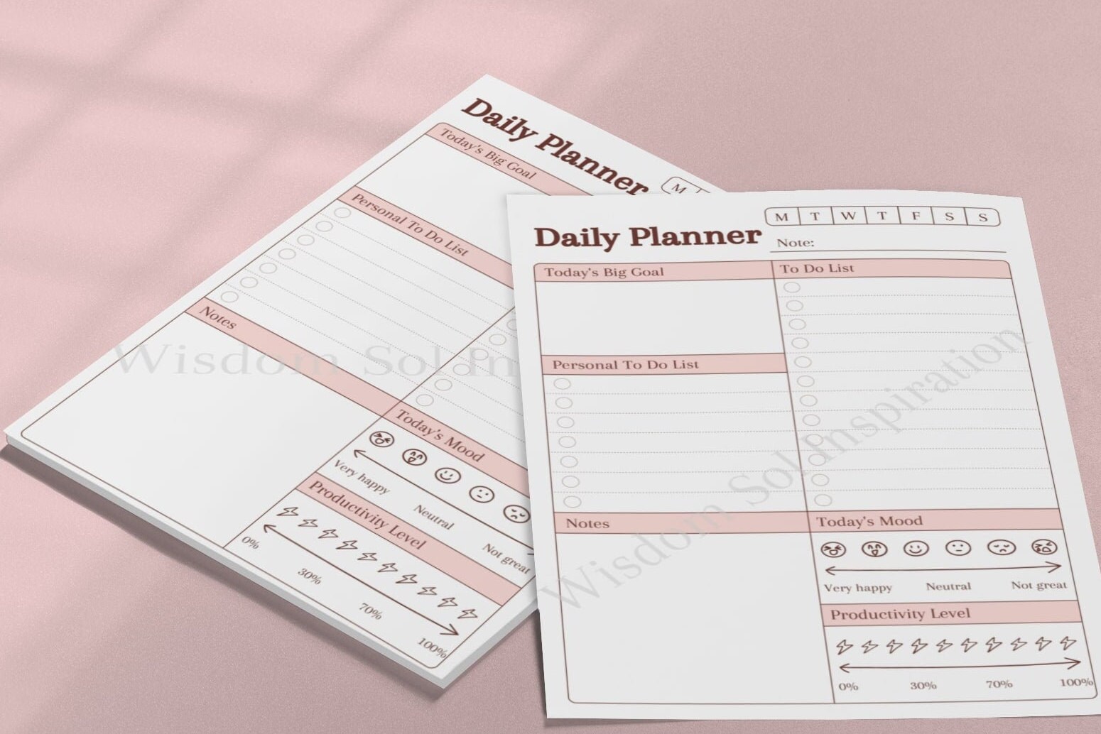 Daily Schedule, Weekly Planner, Digital Planner, Planner, Daily Planner ...