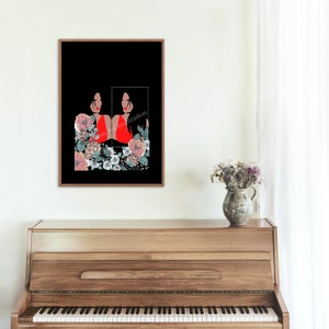 Beautiful Digital Prints, Girls Digital Prints, Girls, Cute Home Decor ...