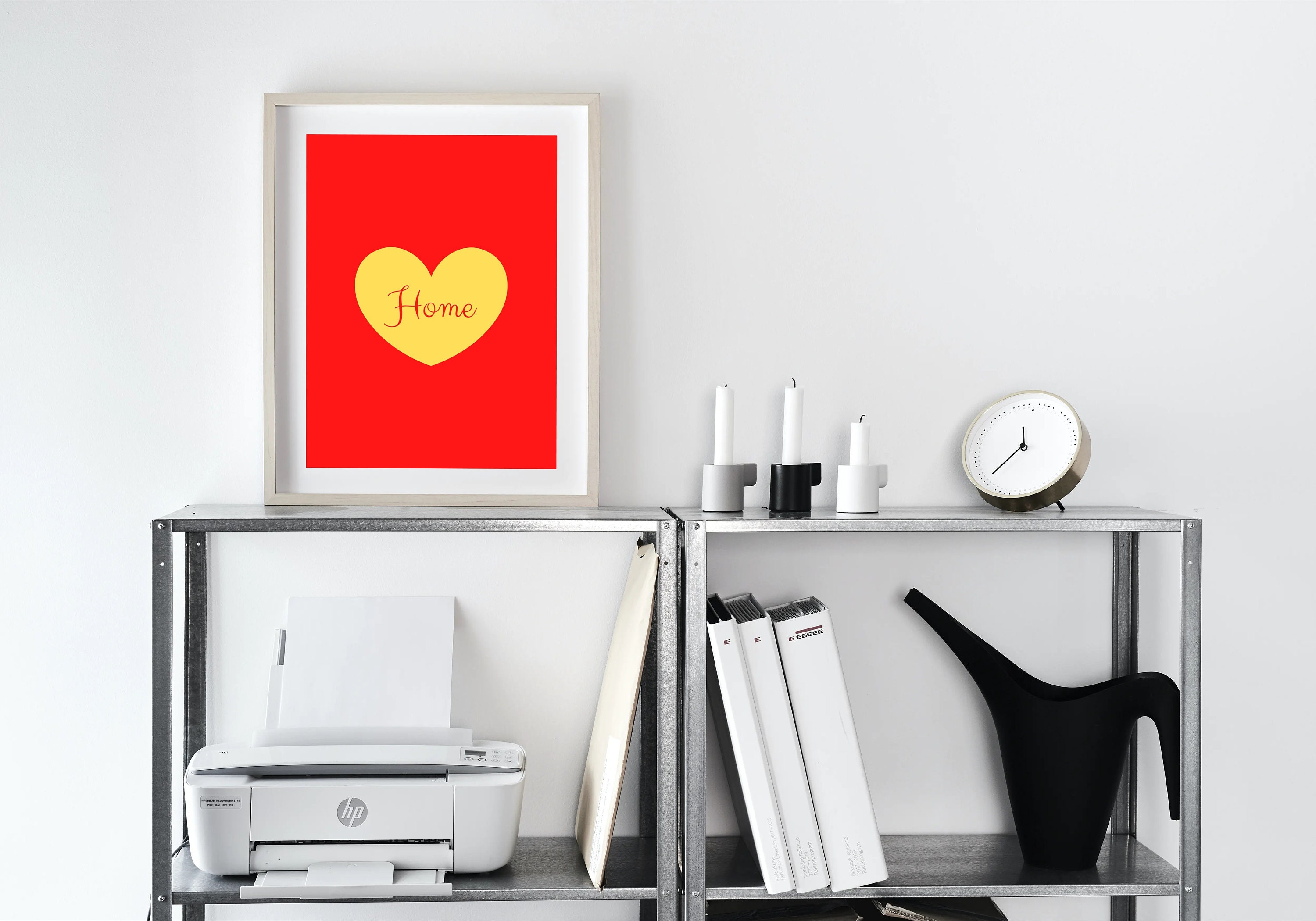 Home Decor, Wall Prints, Wall Printable, Home, Heart, Portrait, Home ...