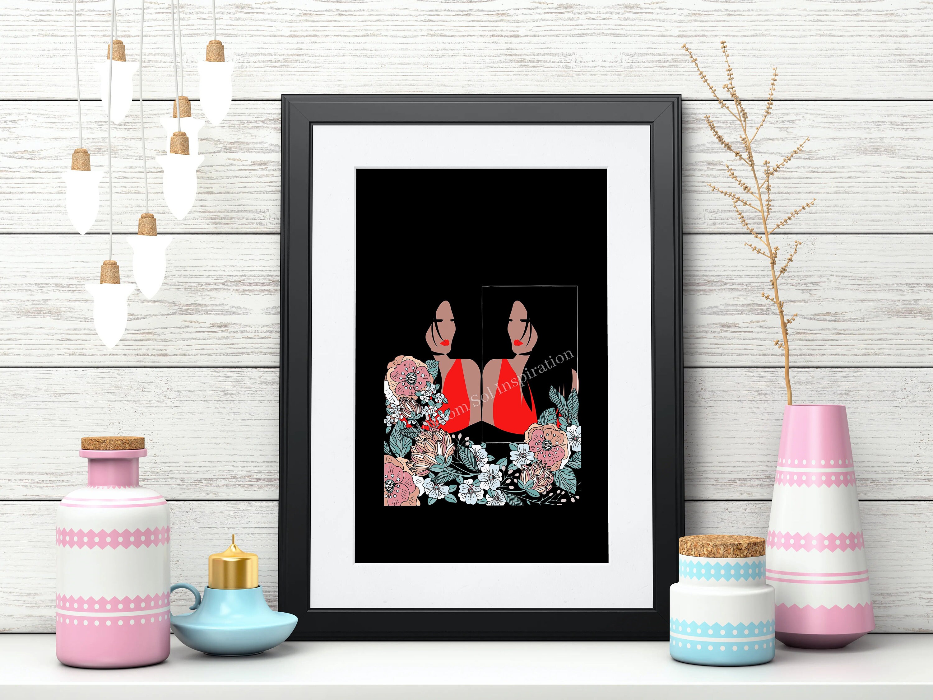 Beautiful Digital Prints, Girls Digital Prints, Girls, Cute Home Decor ...