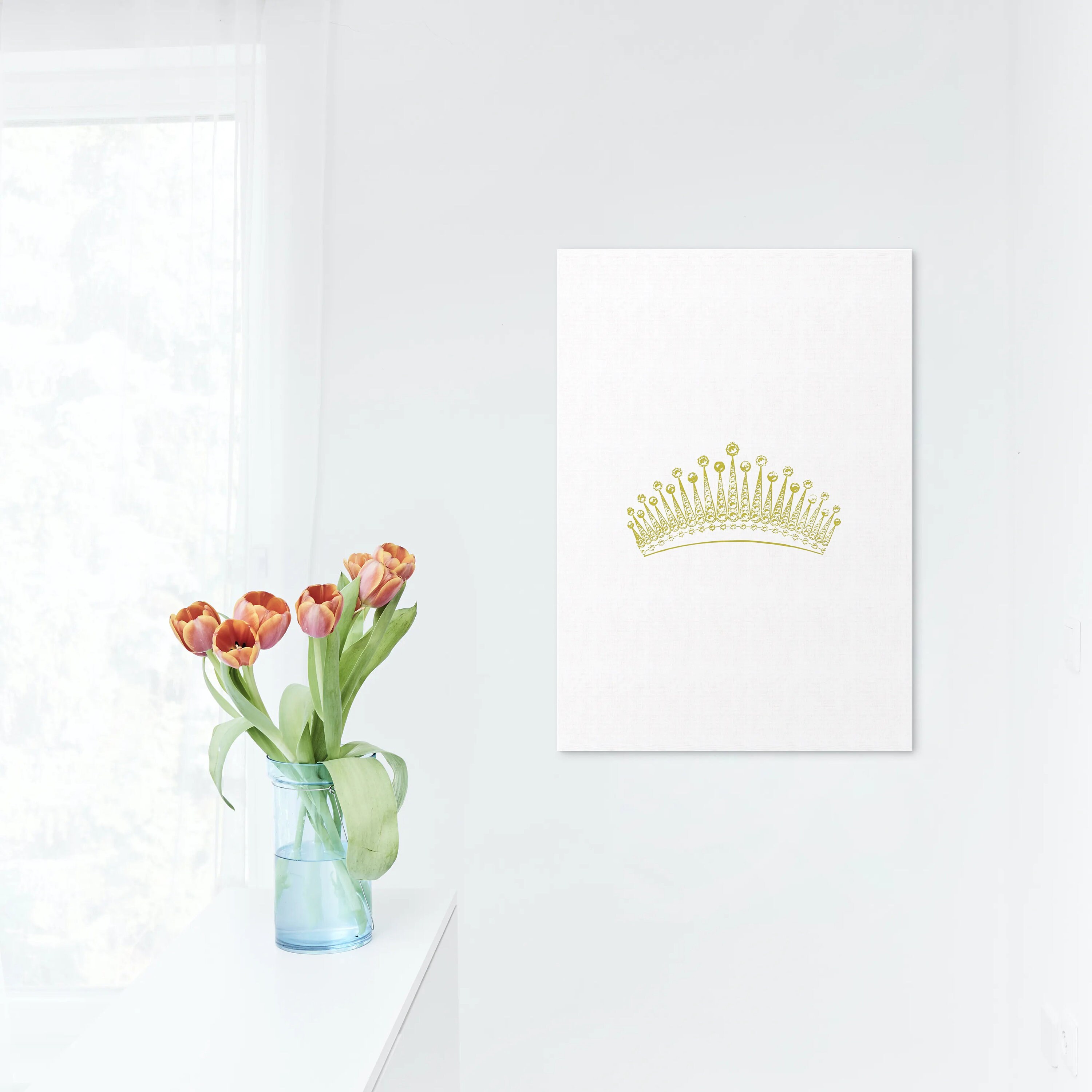 Gold Crown, Queen Wall Decor, Queen Crown, Queen Crown Design, Cute ...