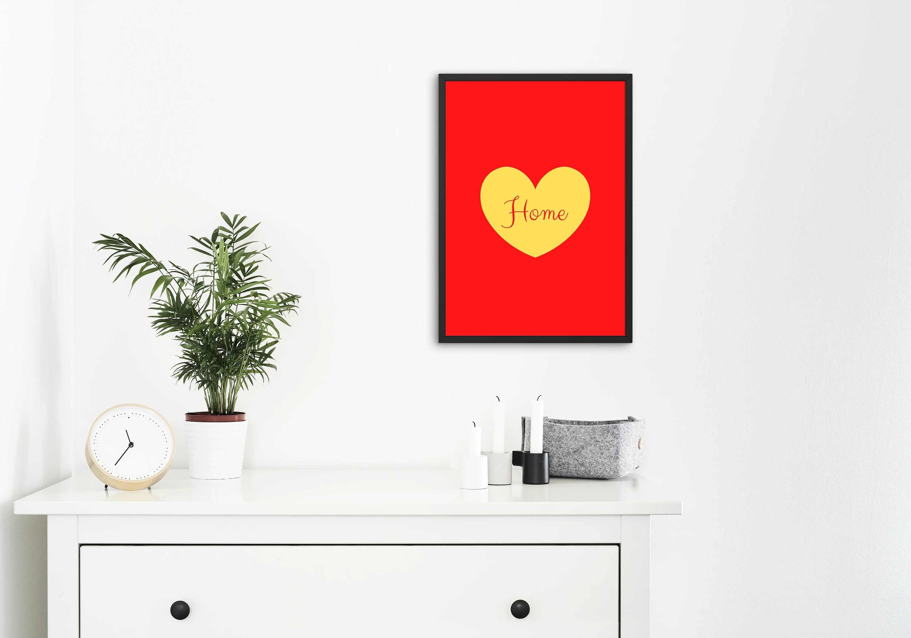 Home Decor, Wall Prints, Wall Printable, Home, Heart, Portrait, Home ...