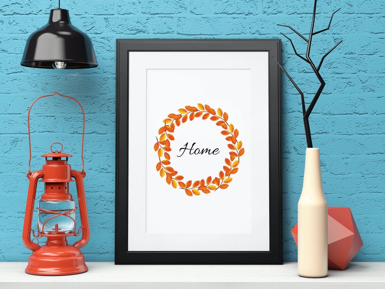 Home Decor, Digital Prints, Wall Prints, Home Wreath, Digital Decor ...