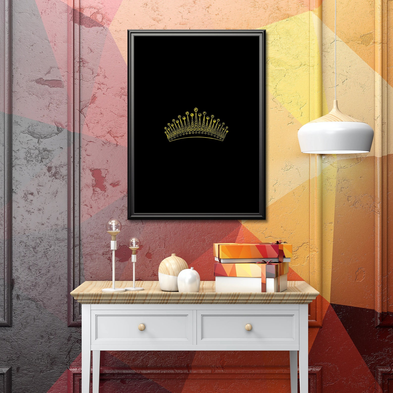 Gold Crown, Queen Wall Decor, Queen Crown, Queen Crown Design, Cute ...