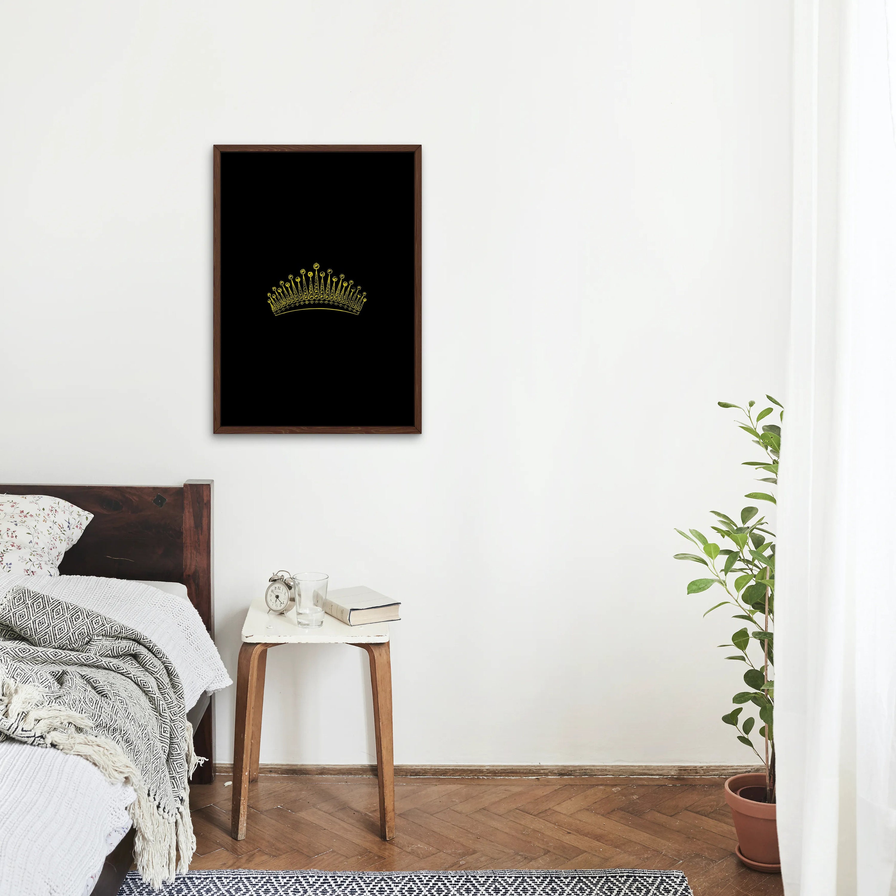 Gold Crown, Queen Wall Decor, Queen Crown, Queen Crown Design, Cute ...