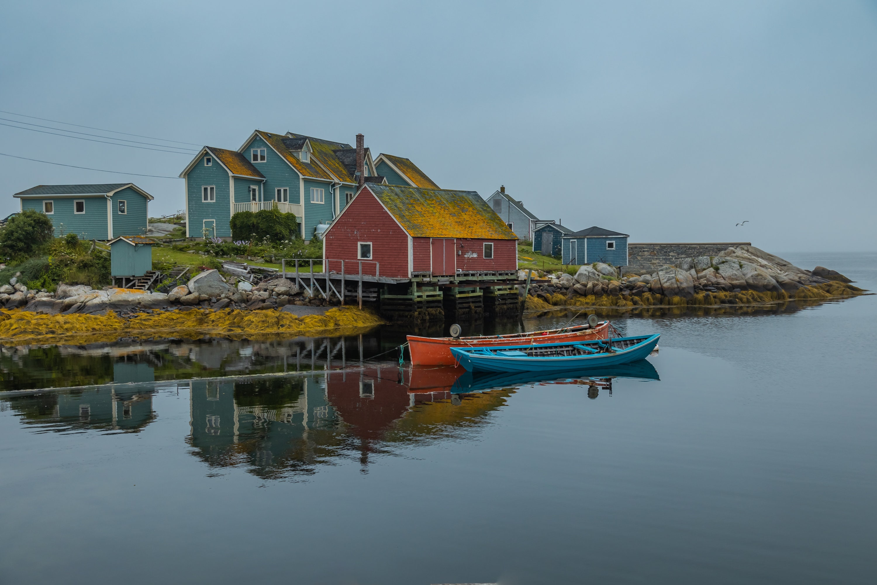 Peggy's Cove Fishing Village Canadian Style Fishing Boat House ...