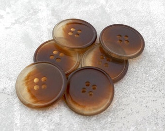Tortoise Shell Buttons - Etsy