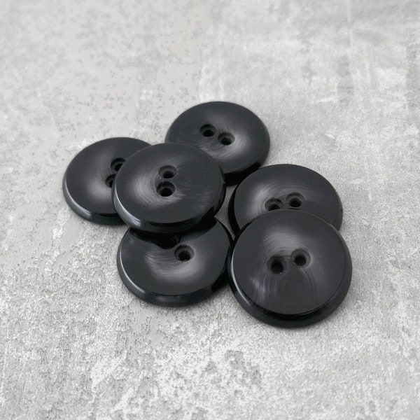 Black Matte Buttons - Etsy
