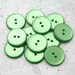 Maximum Green Buttons, 19mm 3/4 Inch Saturated Luminescent Green Sewing ...