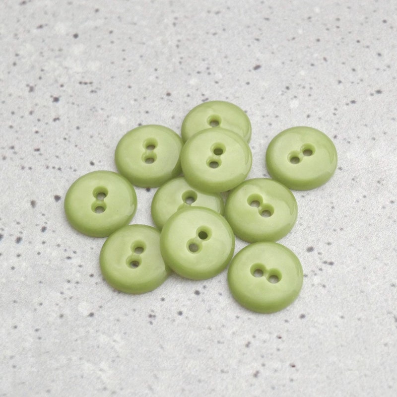 Green Buttons - Etsy