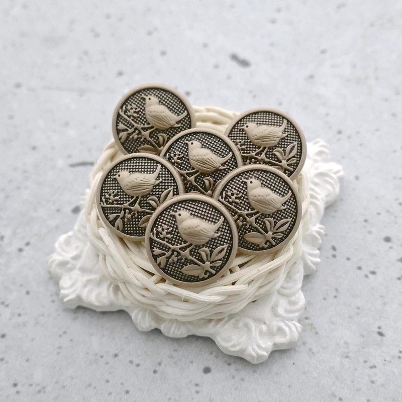 Bird Sewing Buttons - Etsy