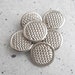 Classic Black Buttons, 26mm 1 Inch Glossy 4-hole Sew-through Saturated ...