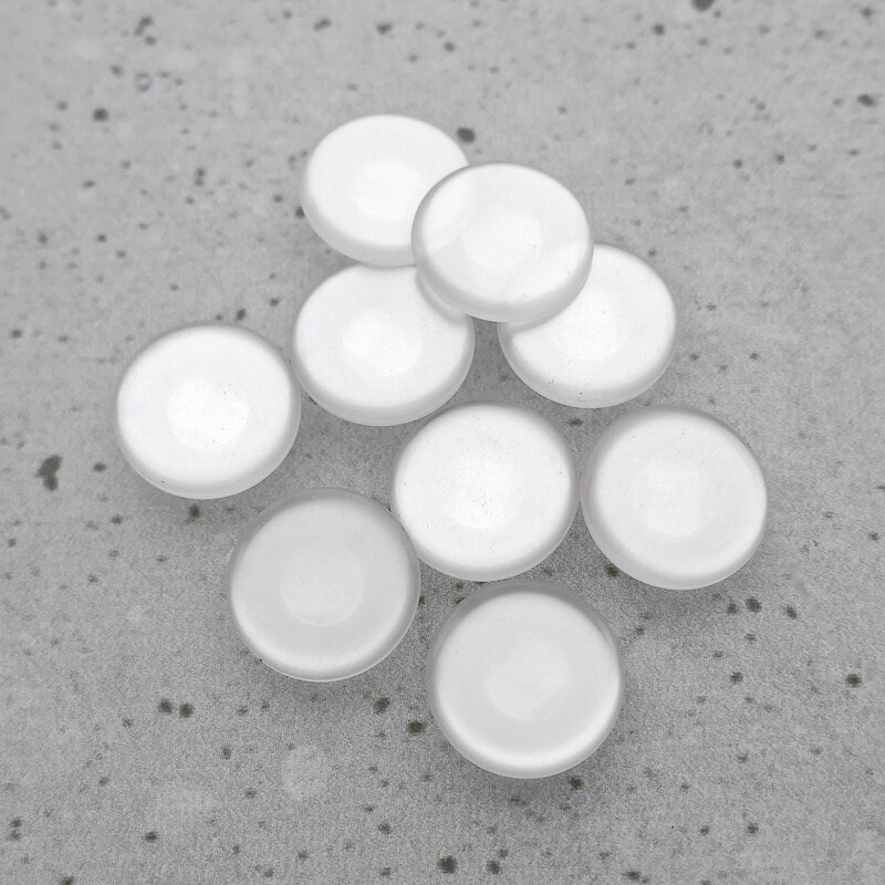 White Buttons - Etsy