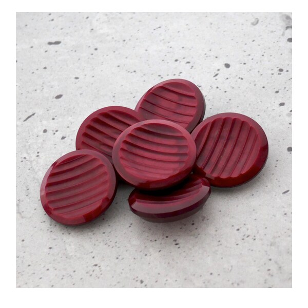 Fuschia Buttons - Etsy