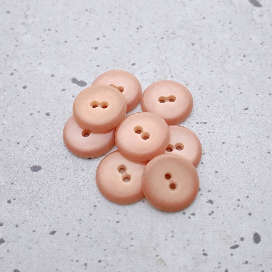Peaches-n-cream Buttons, 20mm .78 in - Glazed Sugar Tonal Fusion Swirl ...