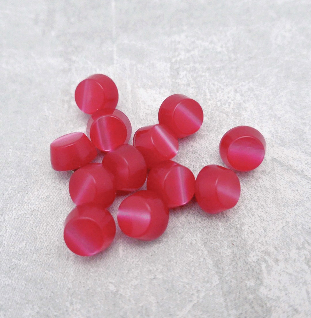 Modern Lucite Red Buttons CHOOSE 10mm .39 In. 12mm 1/2 Inch - Etsy