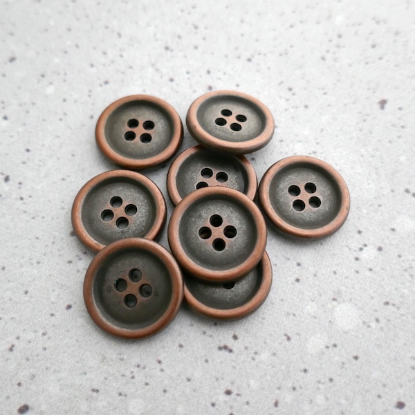 Copper Buttons - Etsy