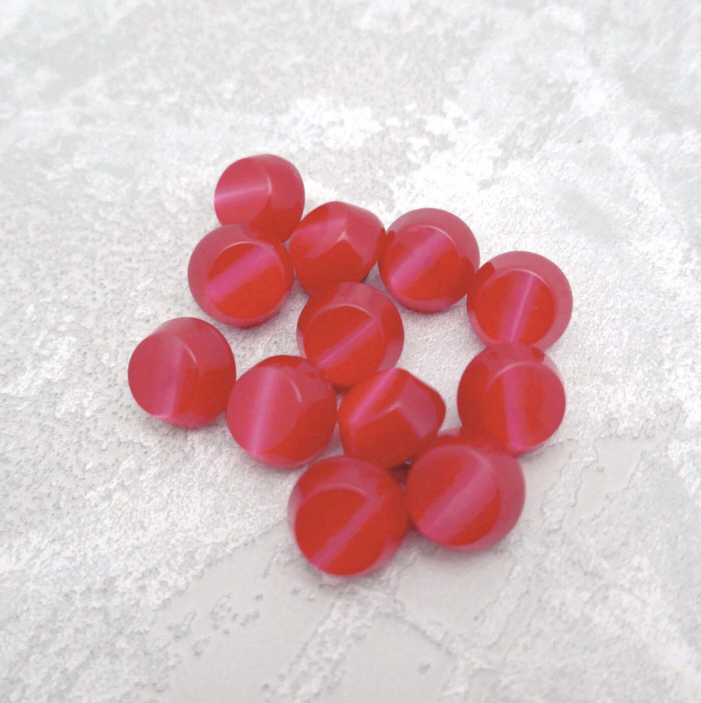 Modern Lucite Red Buttons CHOOSE 10mm .39 In. 12mm 1/2 Inch - Etsy