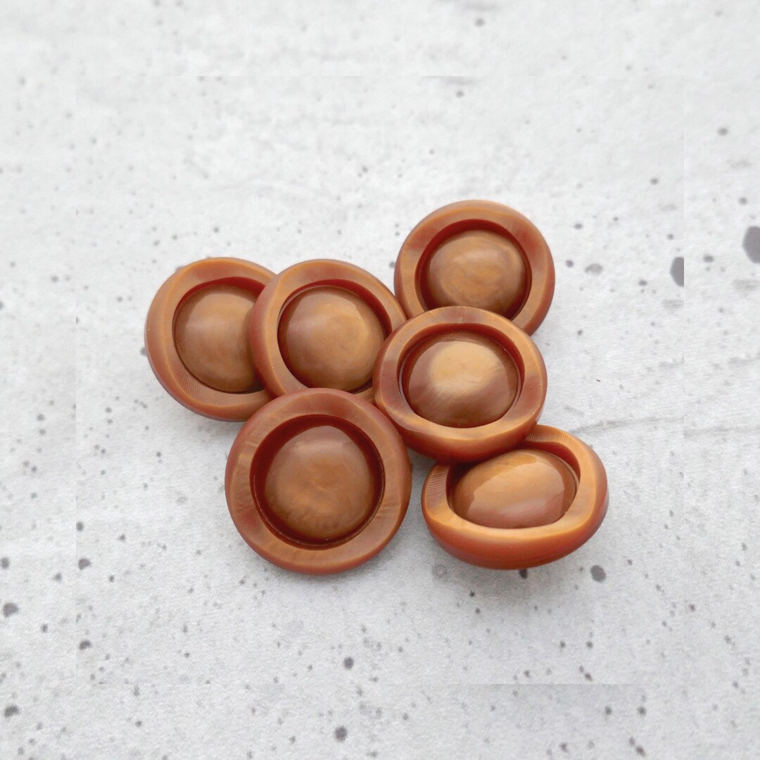 Caramel Brown Buttons, ≈33mm 1.30" - Large Spicy Apple Cider Brown Coat ...