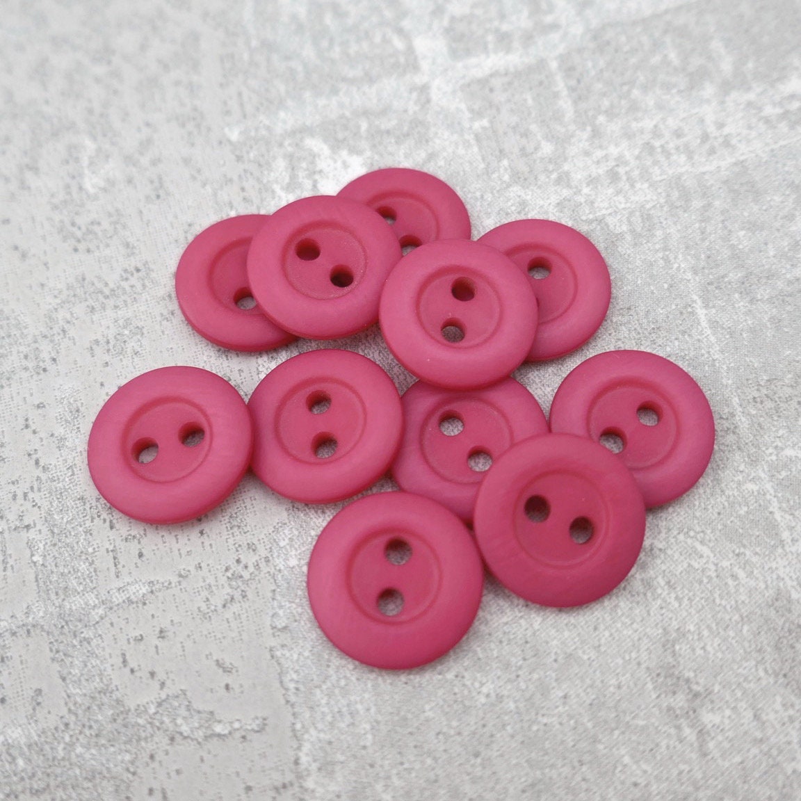 Satin Pink Buttons CHOOSE 13mm 1/2 inch 18mm 3/4 inch | Etsy
