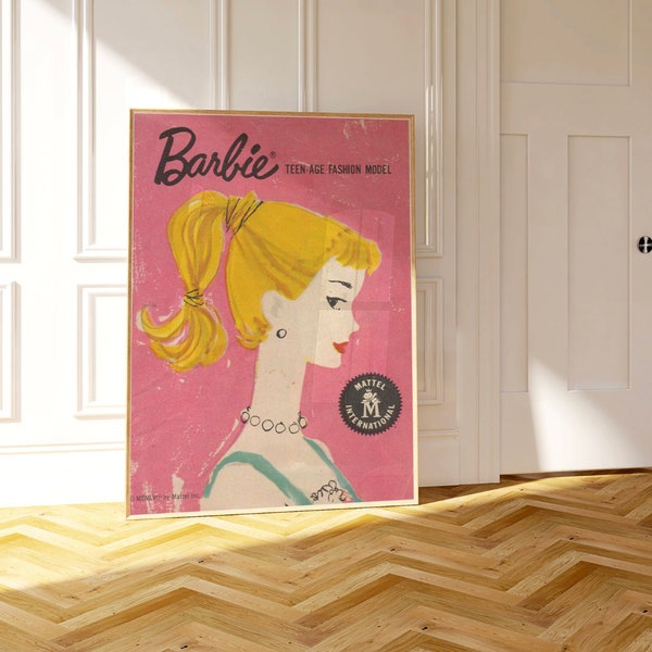 Vintage Barbie Print - Etsy