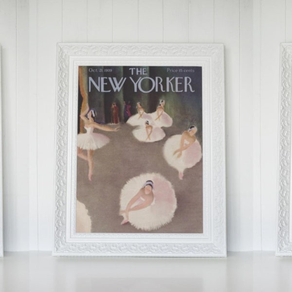 Vintage New Yorker Ballet Print - Etsy