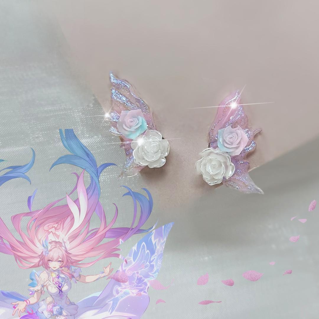 HSR Cyrene Earrings – Honkai Star Rail Jewelry, Honkai Impact Elysia ...