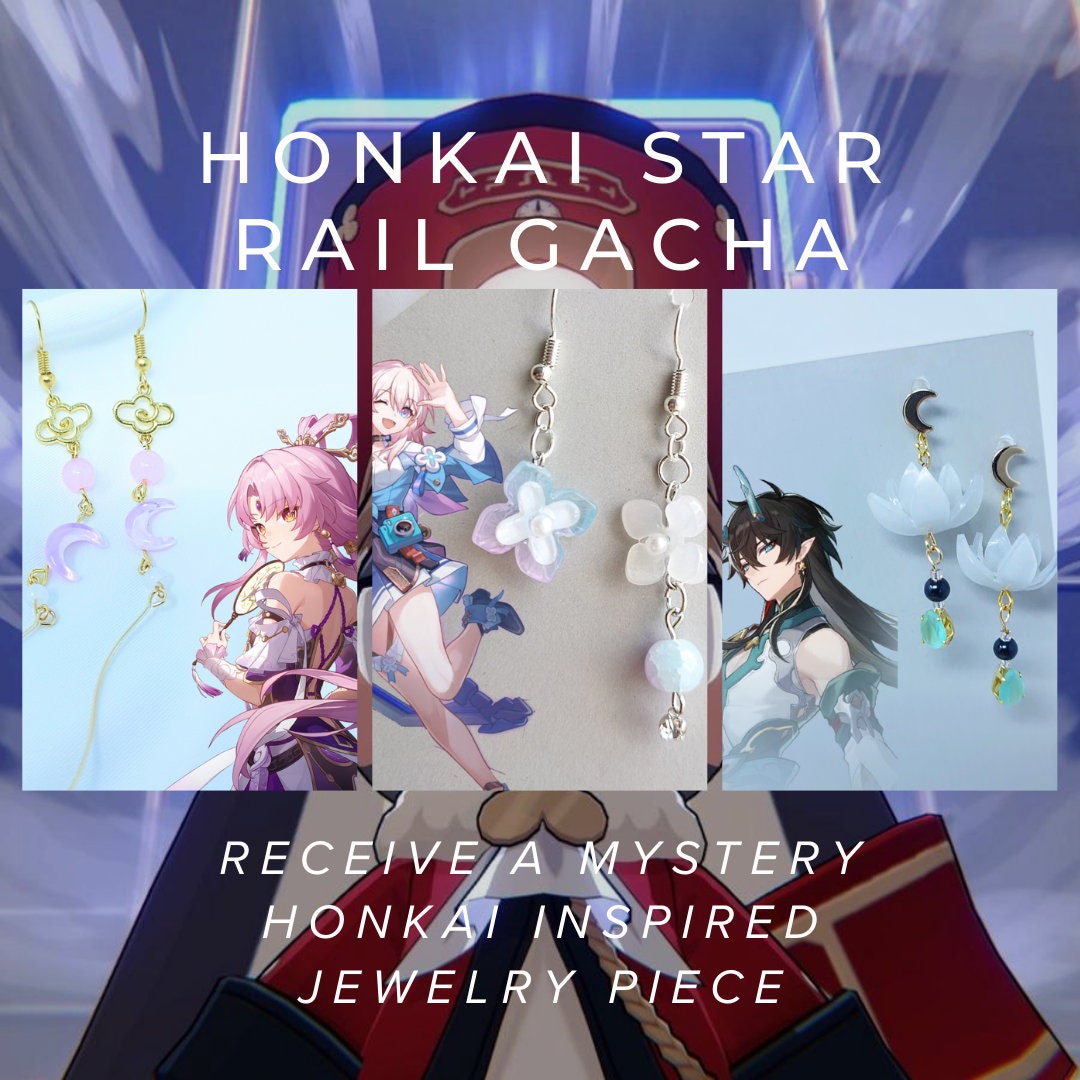 Honkai Star Rail Blind Box Honkai Earrings Merch Gacha Jewelry Mystery ...