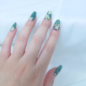 Venti's Press-on Nails Reusable A Genshin Impact-inspired Handmade Item ...