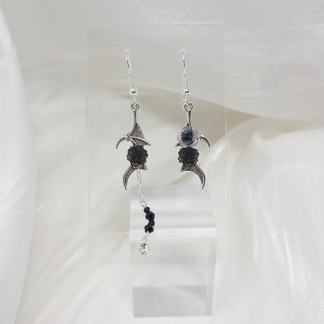 Fourth Wing Tairn Earrings Blue Dragon Sgaeyl Jewelry Tairn Morningstar ...