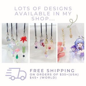 HSR Lingsha Earrings Honkai Star Rail Merch Red Flower Gold Bell ...