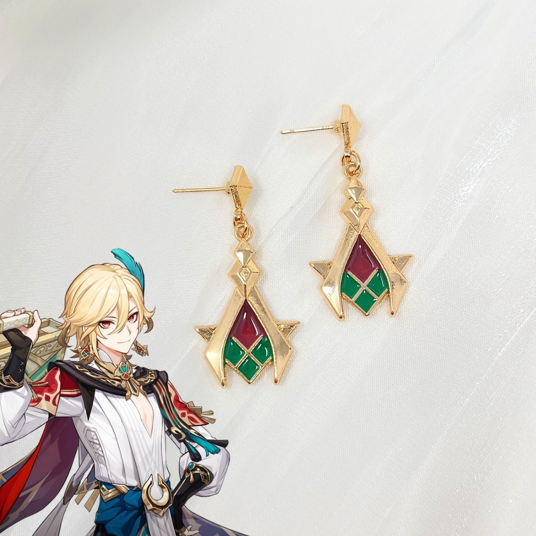 Kaveh Earrings Genshin Cosplay Accessory Genshin Impact Cosplay ...